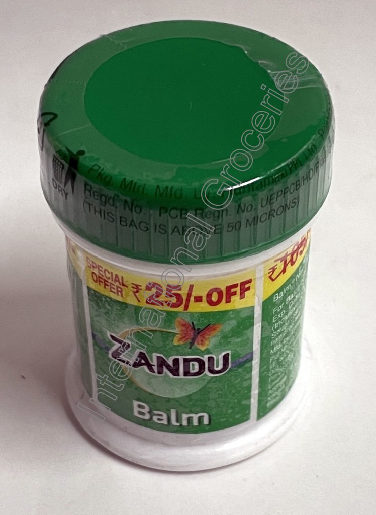Zandu Balm 25 ml - GS International Groceries - GS International Groceries