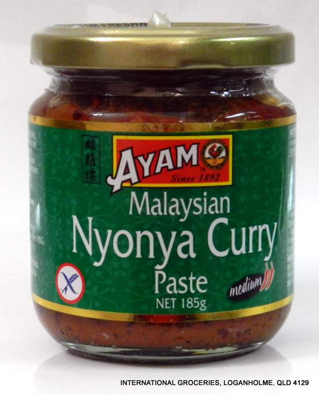 Ayam Malaysian Nyonya Curry Paste 185g - GS International Groceries ...