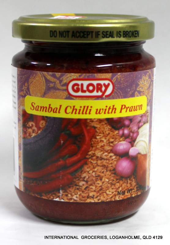 Glory Sambal Chilli with Prawn 250g - GS International Groceries - GS ...