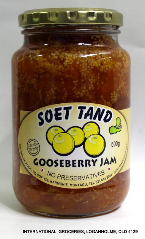 Soet Tand Gooseberry Jam 500g - GS International Groceries - GS ...