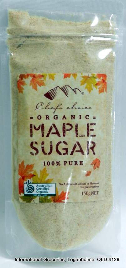 Organic Maple Sugar 150g - GS International Groceries - GS ...
