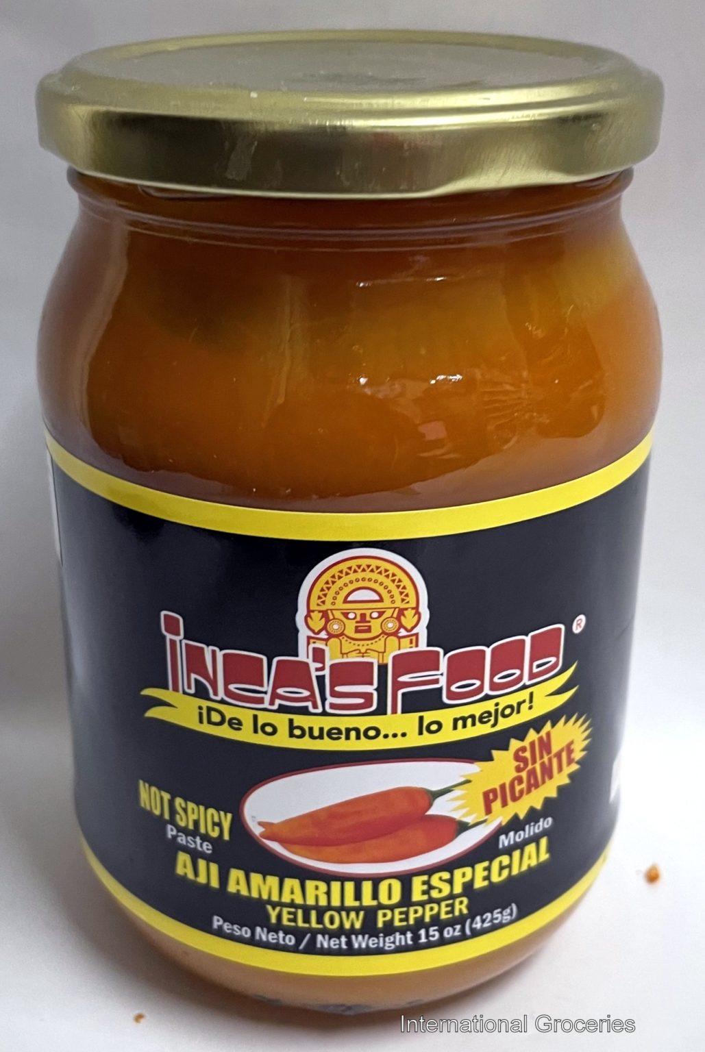 Inca's Food Aji Amarillo Especial Yellow Pepper(Sin Picante) 425g -Not ...