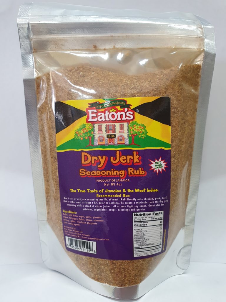 Eaton's Dry Jerk Seasoning Rub 4oz (Hot) - GS International Groceries ...