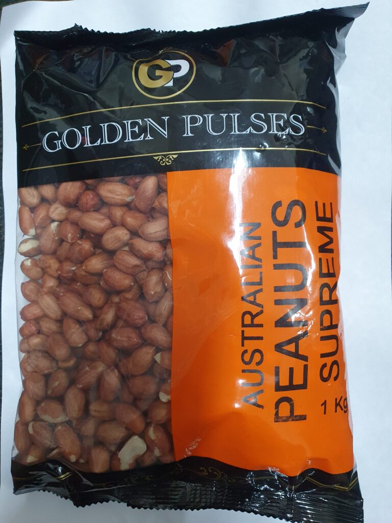 Golden Pulses Australian Peanuts Supreme 1kg - GS International ...