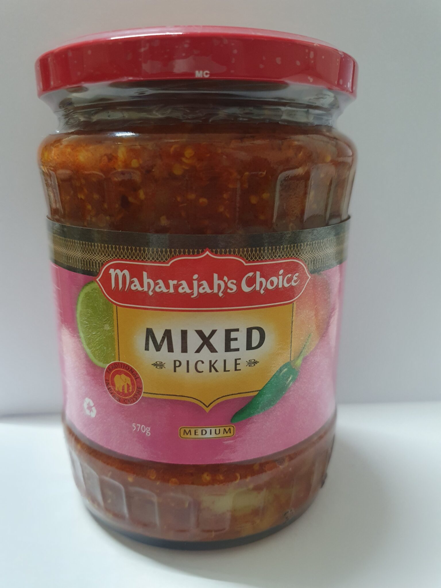 Maharaja's Choice Mixed Pickle (MEDIUM) 570g - GS International ...