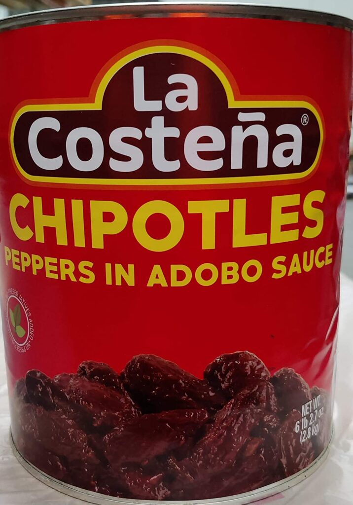 La Costena Chipotles Peppers In Adobo Sauce 2 8Kg GS International La Costena Chipotles Peppers In Adobo Sauce 2 8Kg GS International