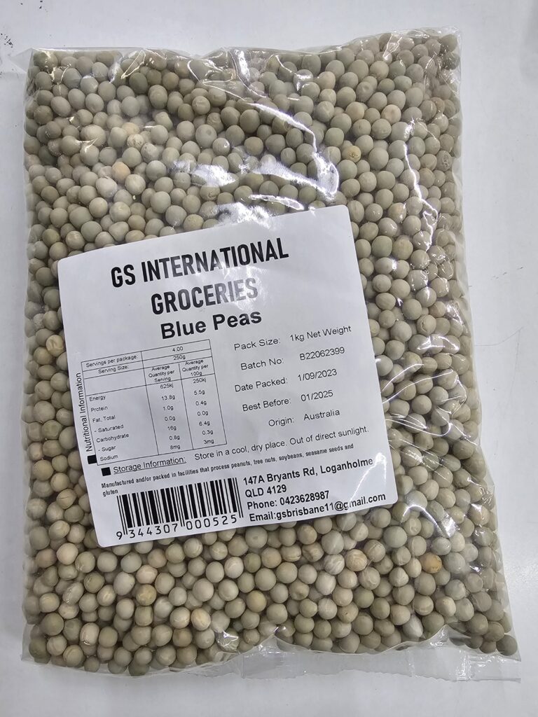 GS International Blue Peas 1KG - GS International Groceries - GS ...