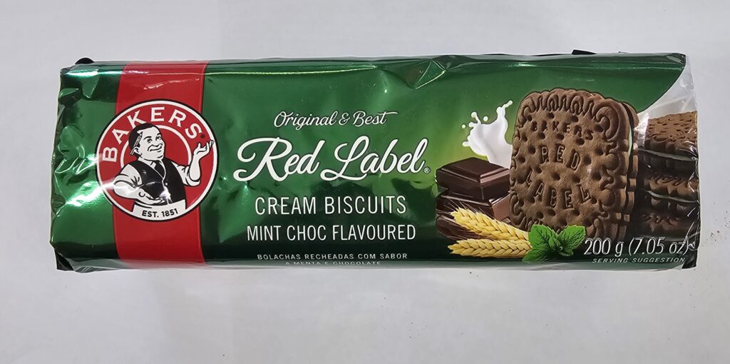 Bakers Red Label Cream Biscuits Mint Choc Flavoured 200g - GS ...