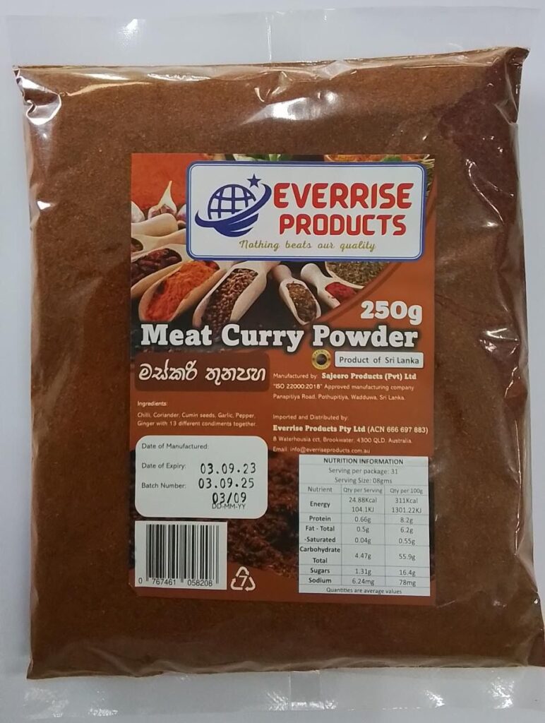 Everrise Products Meat Curry Powder 250g - GS International Groceries ...
