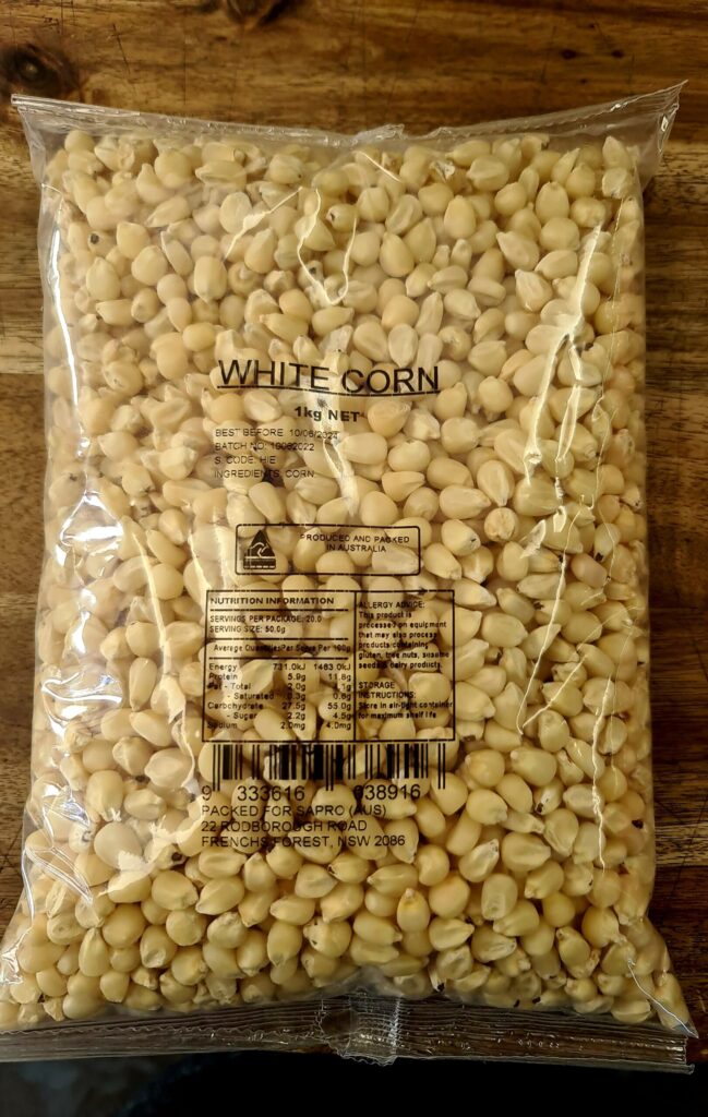 White Corn 1kg - GS International Groceries - GS International Groceries